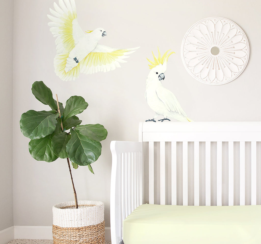 Cockatoo Decal Set – Ginger Monkey