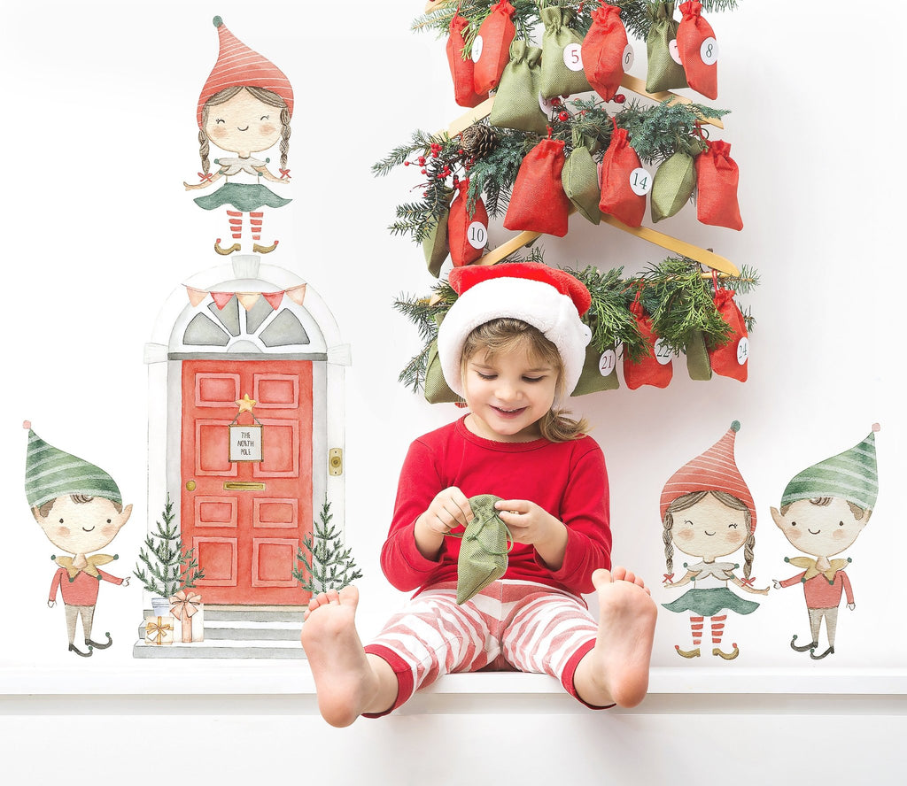Elf Wall Decal Set – Ginger Monkey