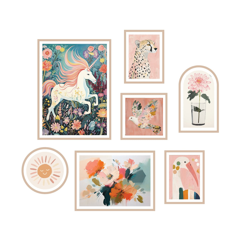 Picture Gallery - Pink set 2 – Ginger Monkey